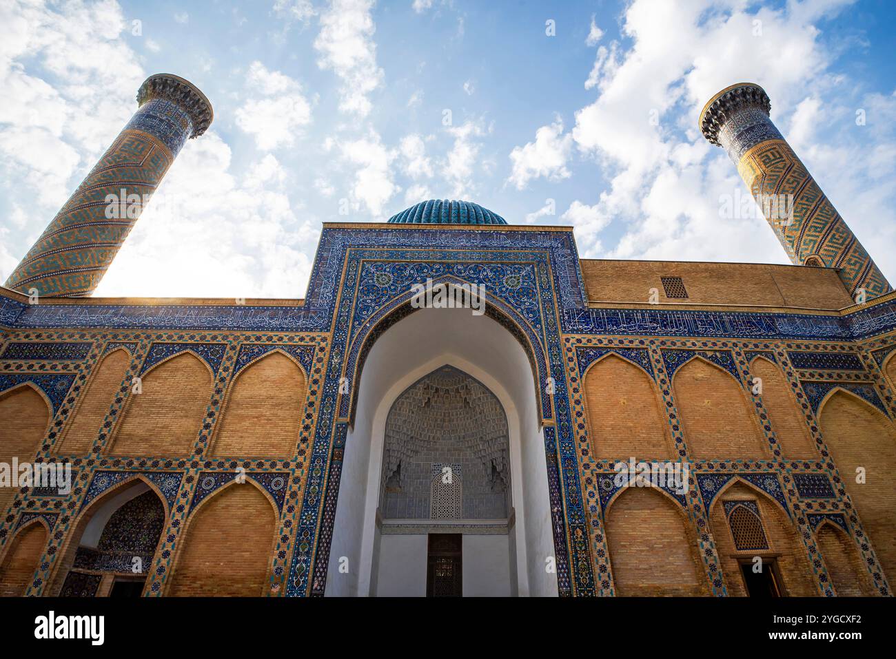 View of the Muhammad Sultan ensemble. Tamerlane's mausoleum (Timur ...