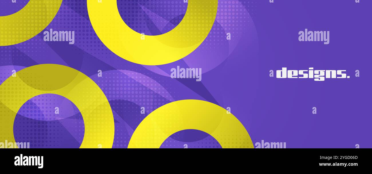 Minimalist yellow gradient circles on Stock Vector Images - Alamy