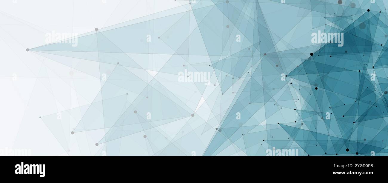 Abstract structure circuit computer triangle technology business ...