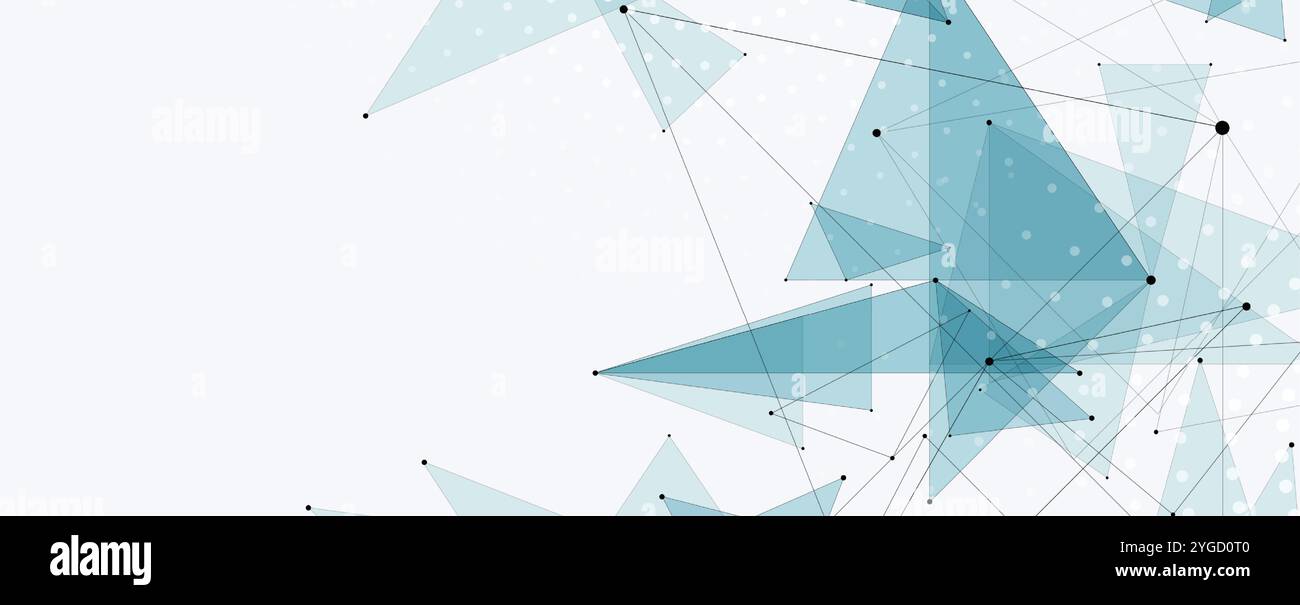Abstract structure circuit computer triangle technology business ...