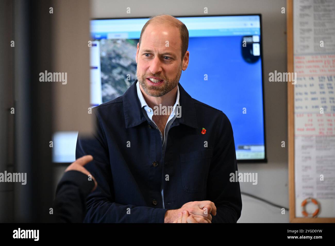 The Prince of Wales during a visit to meet with volunteers of the ...