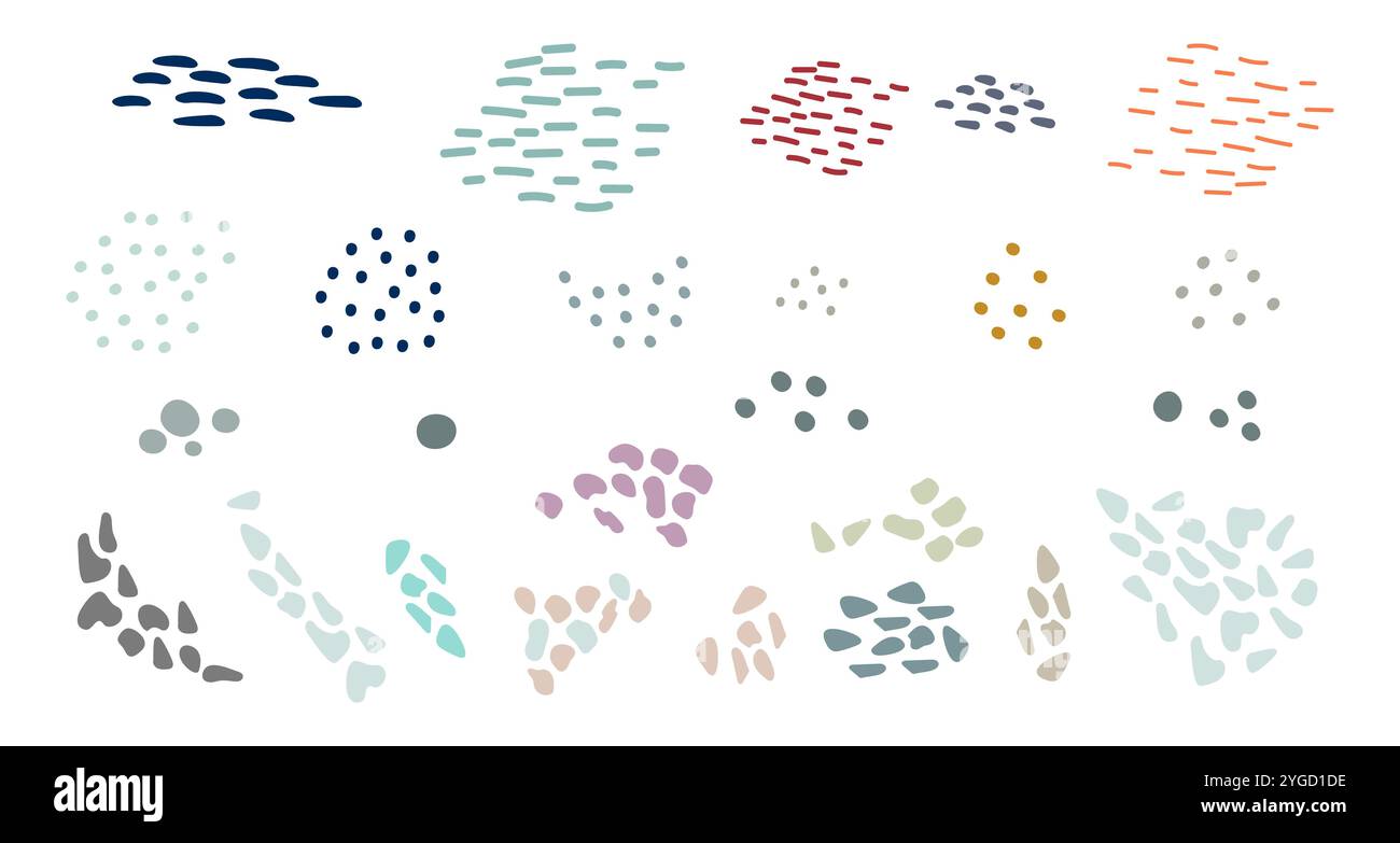 Abstract lines different dots hi-res stock photography and images - Alamy