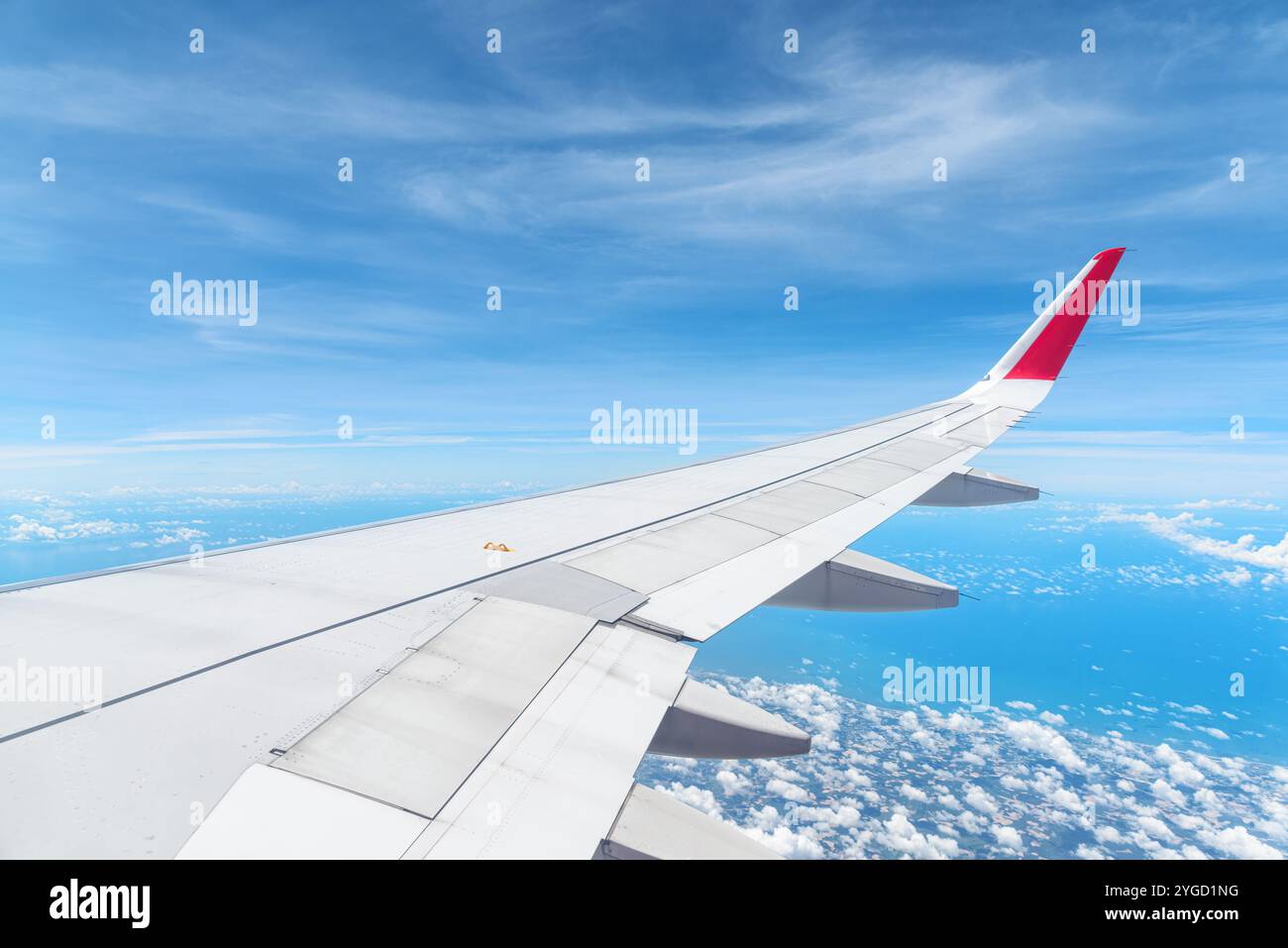 Flying adventure plane wing sky hi-res stock photography and images - Alamy