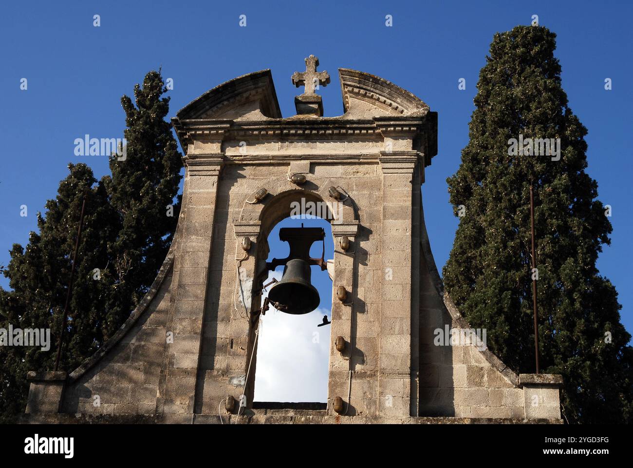 Greece Rhodes island churches around Kremasti village and Theologos ...