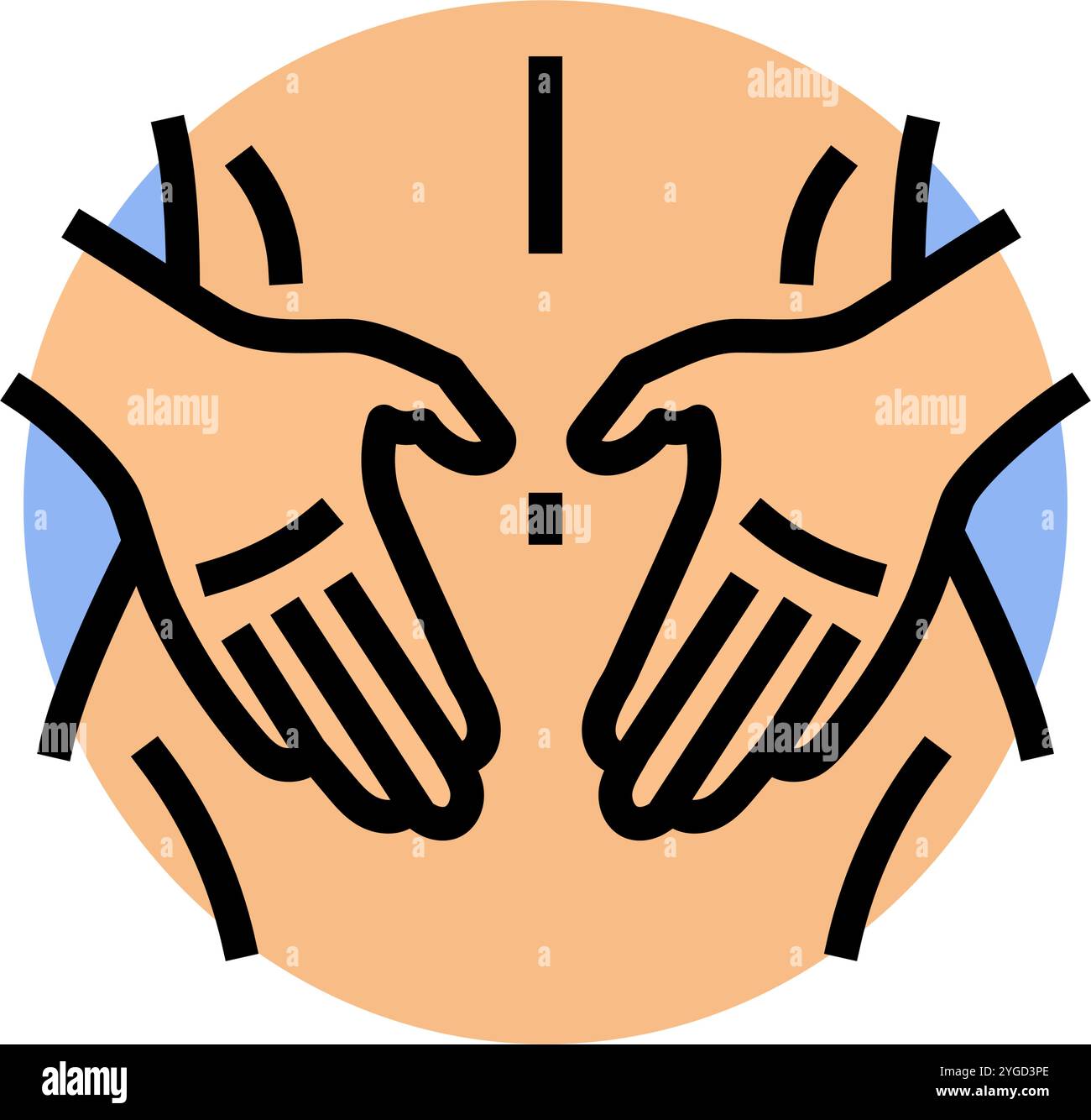 Abdomen pressure Stock Vector Images - Alamy