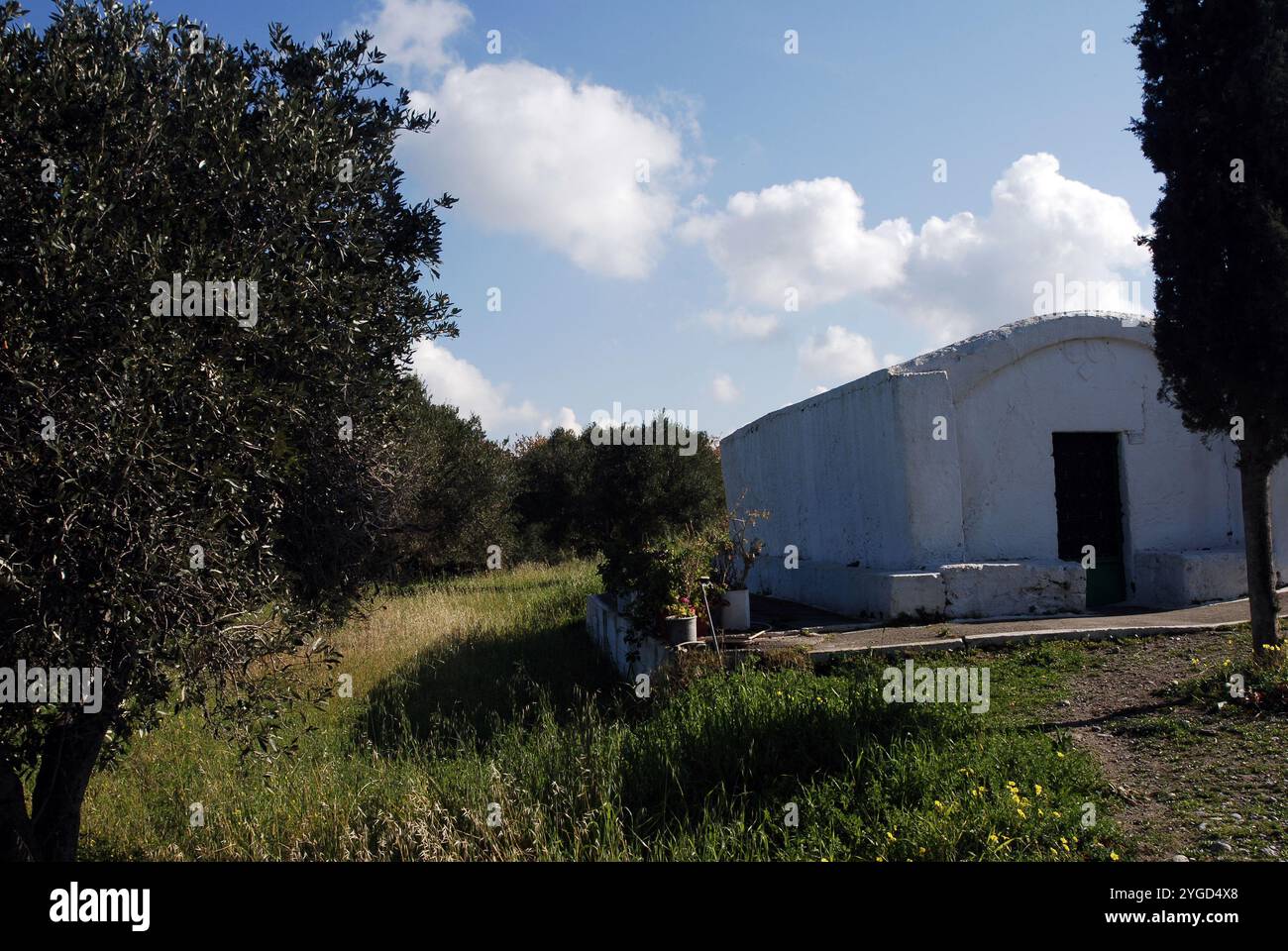 Greece Rhodes island churches around Kremasti village and Theologos ...