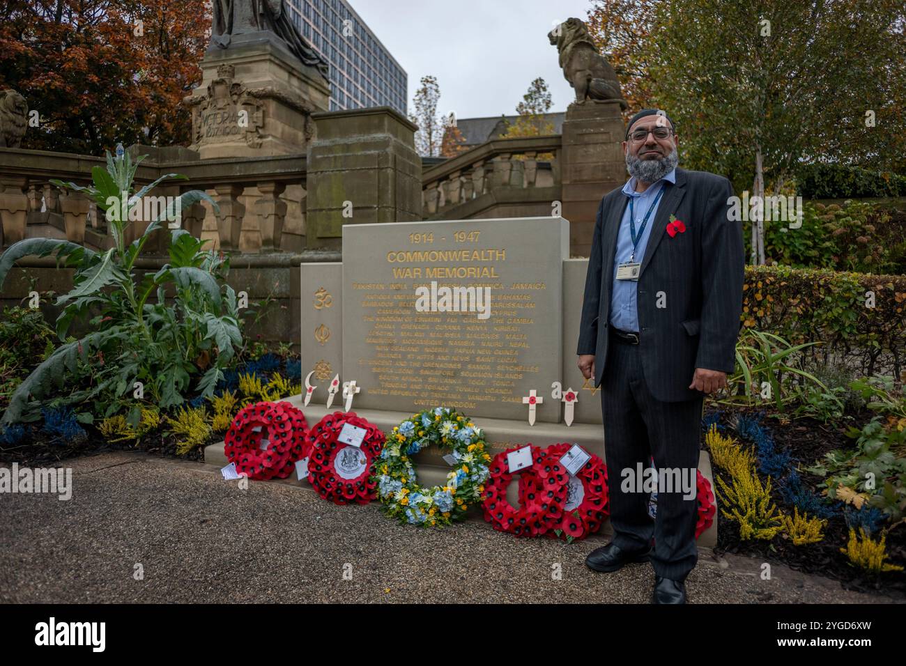 Mohammed Taj at ceremony as Bradford Unveils First Commonwealth War ...