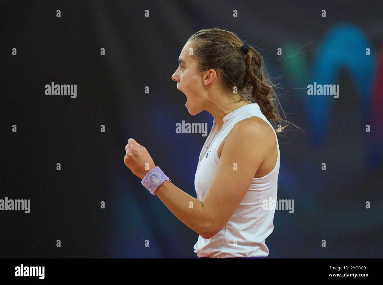 Antonia Schmidt (GER) (coach) in action in her match against Valentina ...