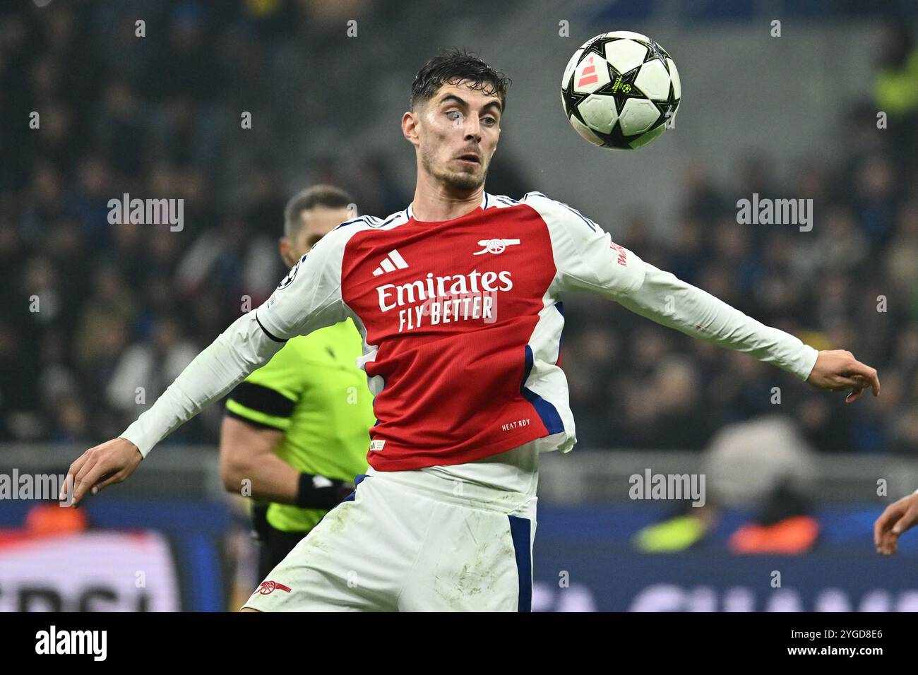 Kai Havertz of Arsenal F.C. in action during the UEFA Champions League ...