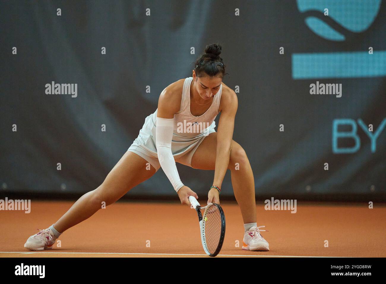 Susan Bandecchi (SUI) in action in her match against Gina Feistel (POL ...