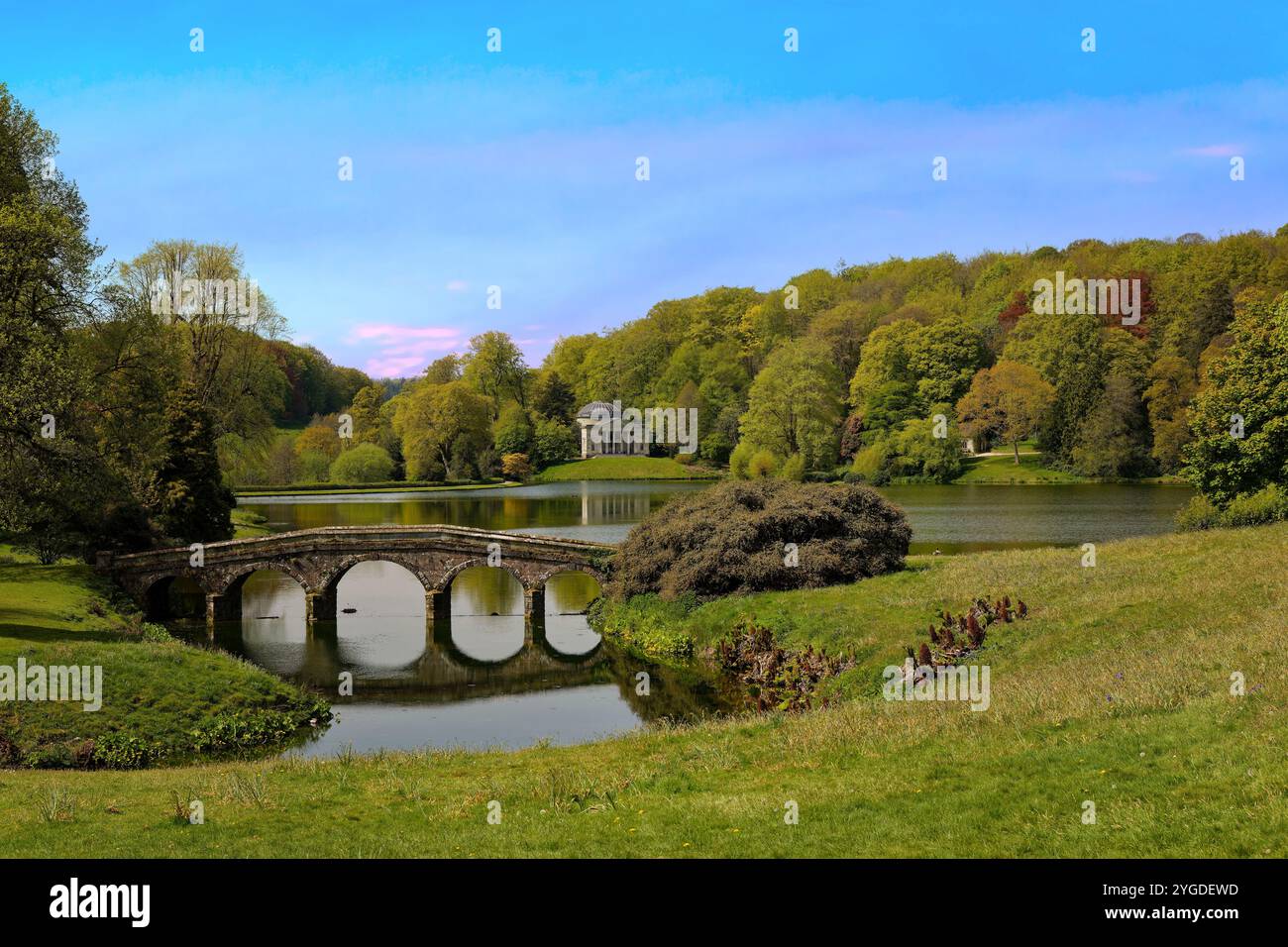 Stourhead park and gardens in Warminster Wiltshire England UK Stock ...