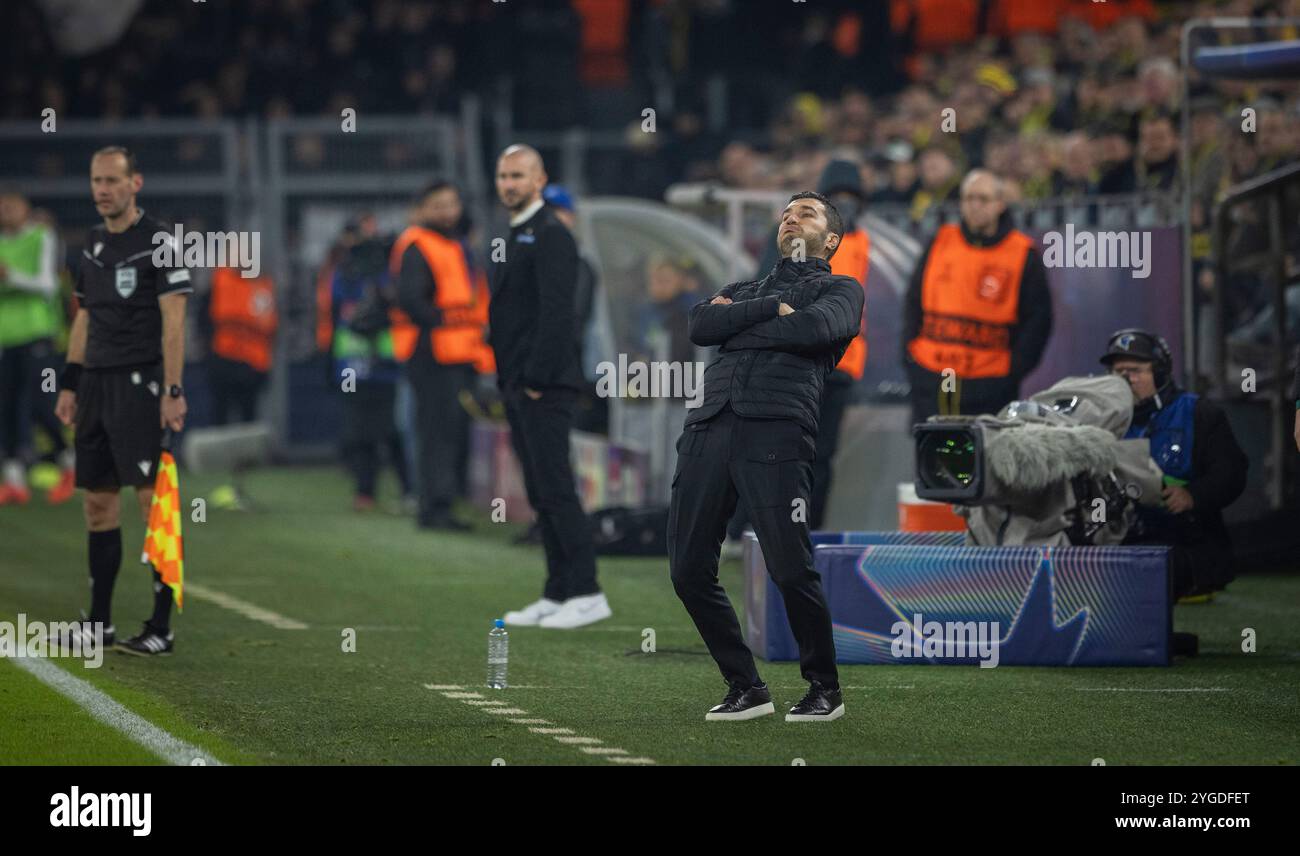 Dortmund, Germany. 05th Nov 2024.. Trainer Nuri Sahin (BVB) Borussia ...