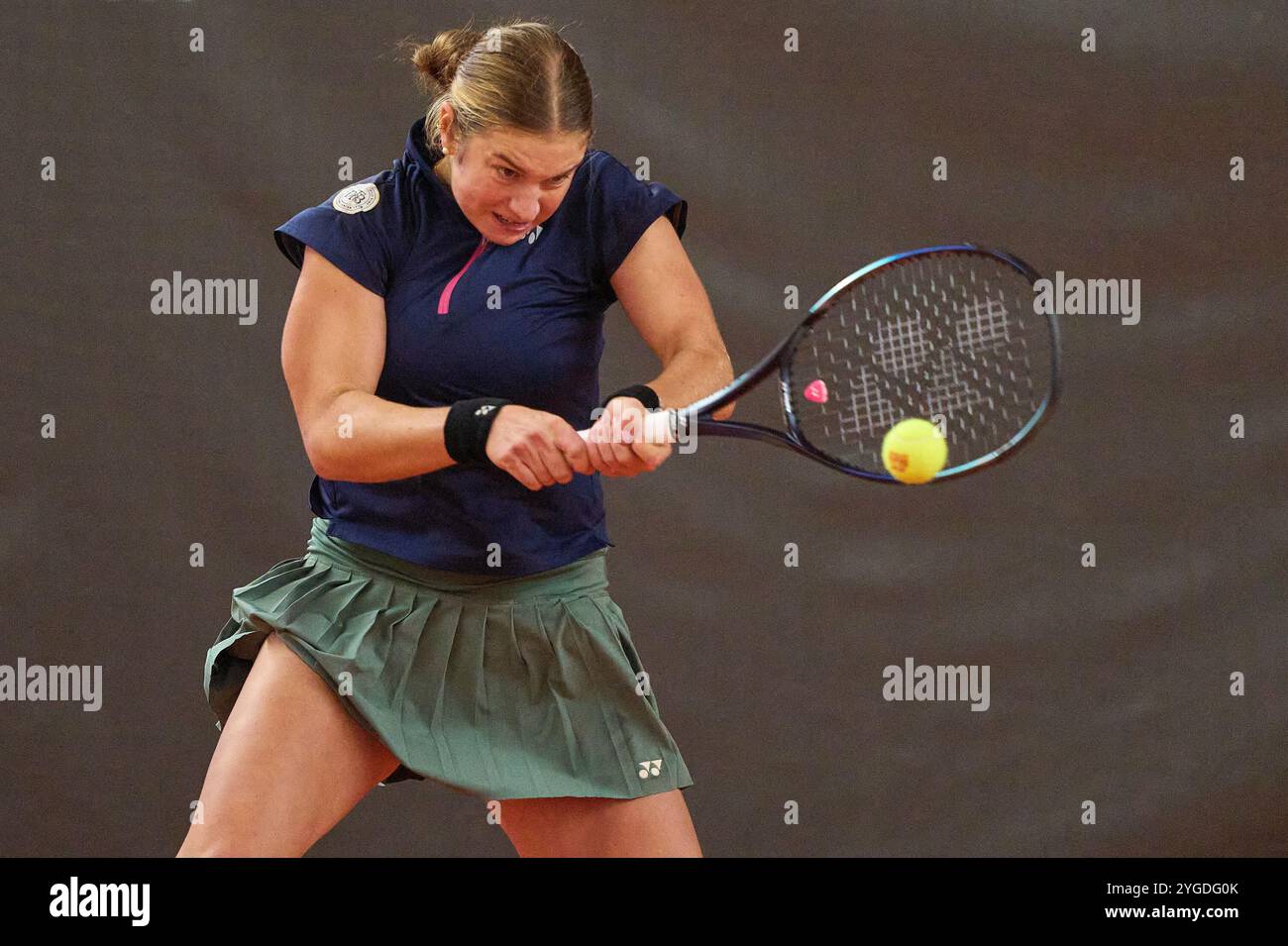 Antonia Schmidt (GER) () in action in her match against Valentina ...