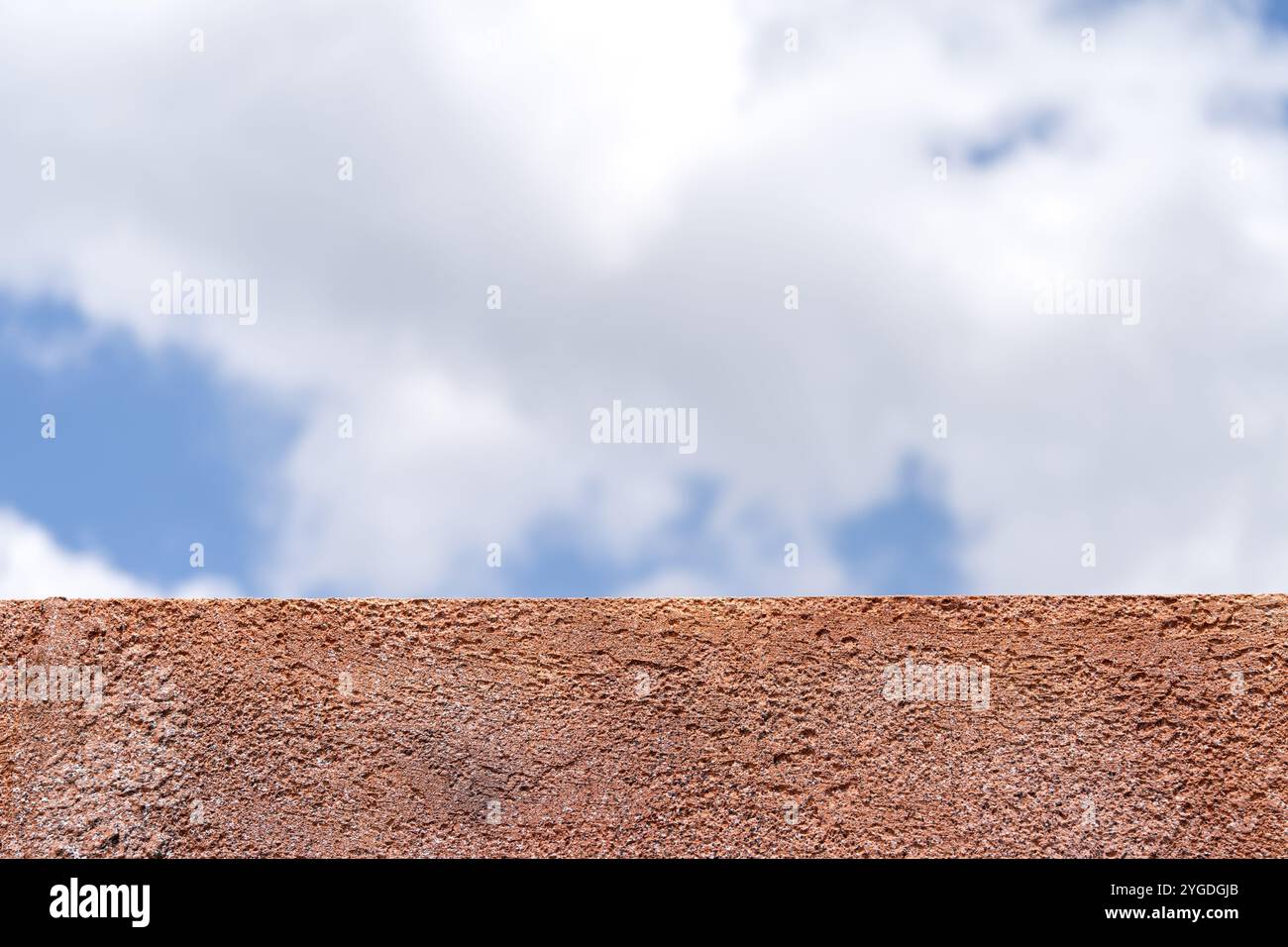 polyurethane foam wall texture with blur blue open sky background Stock ...