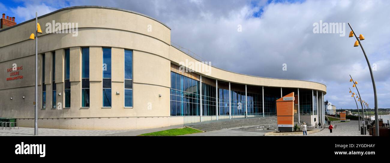 The East Riding Leisure centre on the promenade at Bridlington town ...