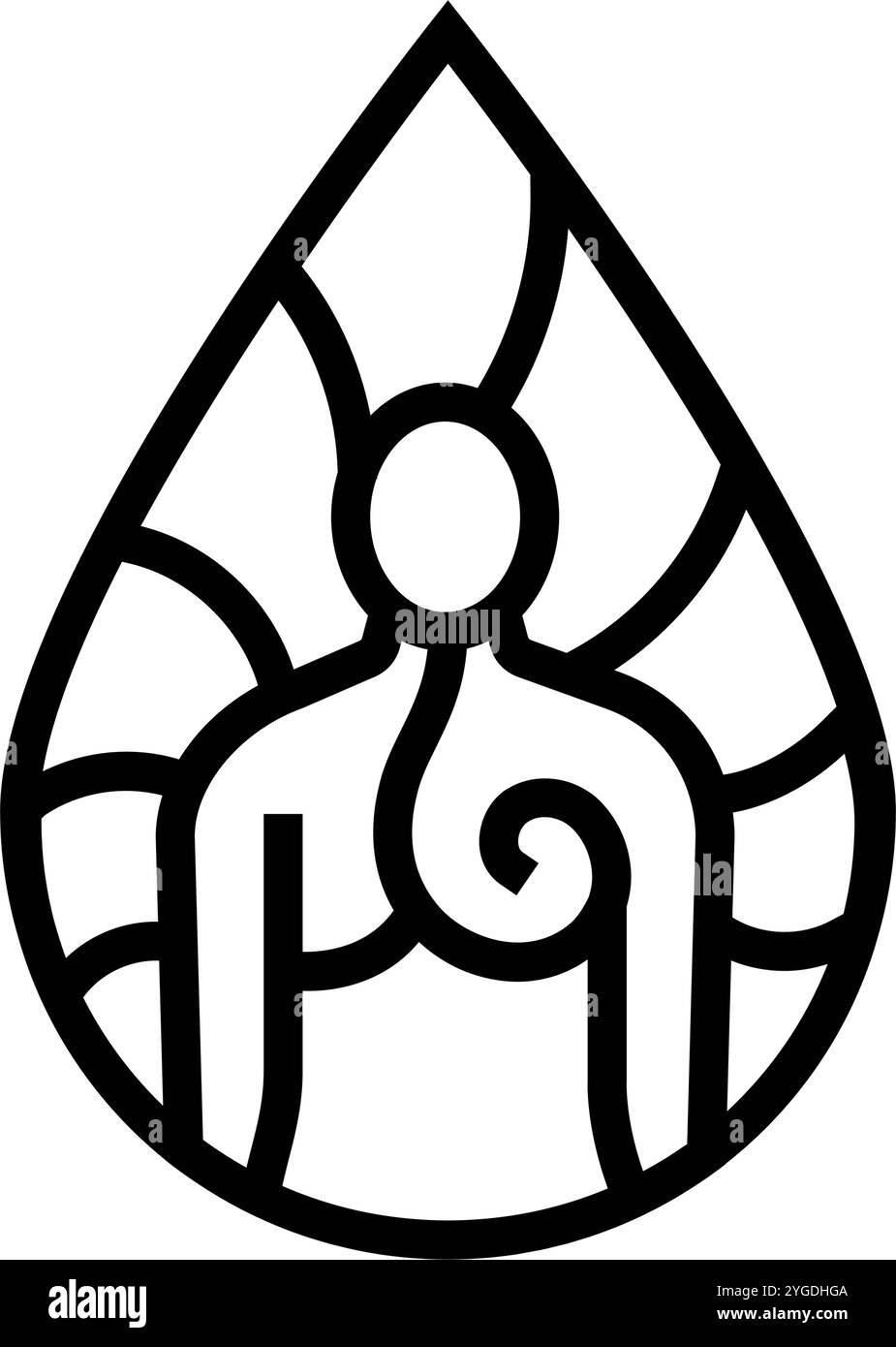 abhyanga ayurveda line icon vector illustration Stock Vector Image ...