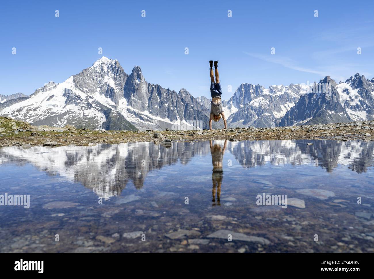 Man doing handstands hi-res stock photography and images - Alamy