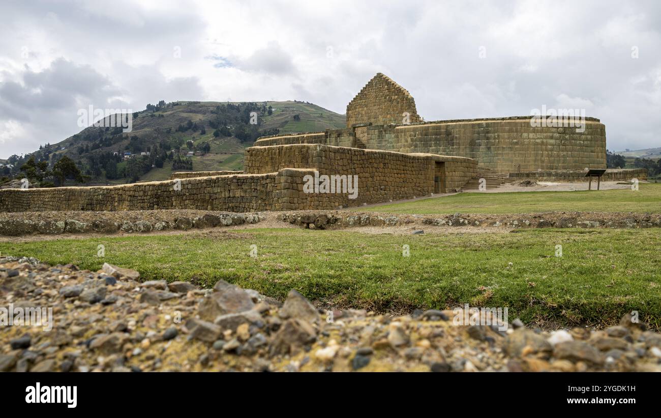 Ingapirca, the temple of the sun, Ingapirca, Canar Province, Ecuador ...