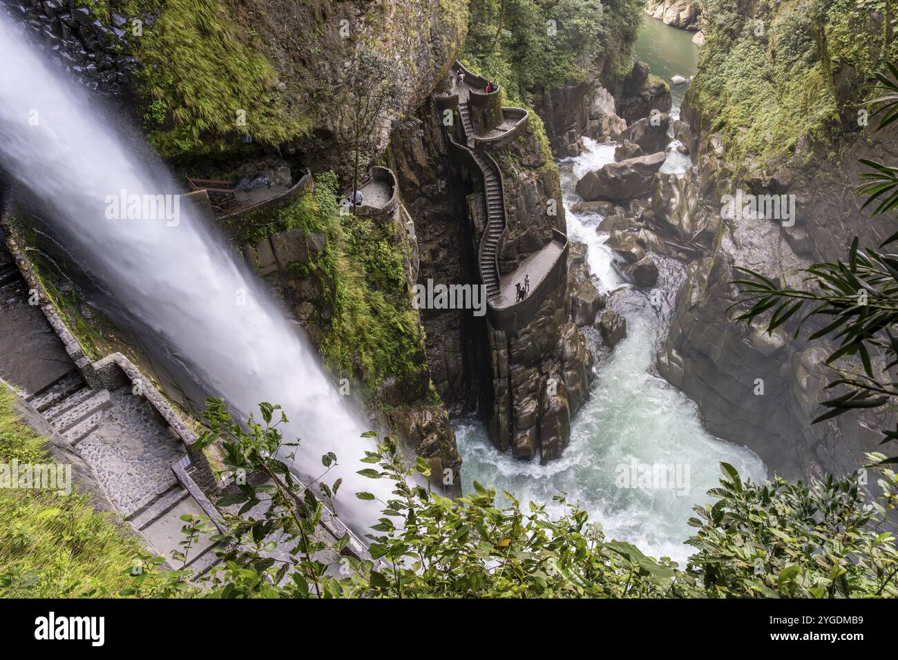 Cascada pailon del diablo hi-res stock photography and images - Alamy