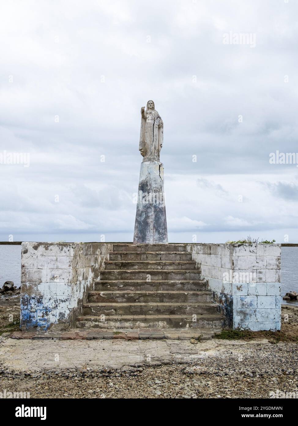 Jesus statue, Mar Rosado, Galerazamba, Bolivar, Colombia, South America ...