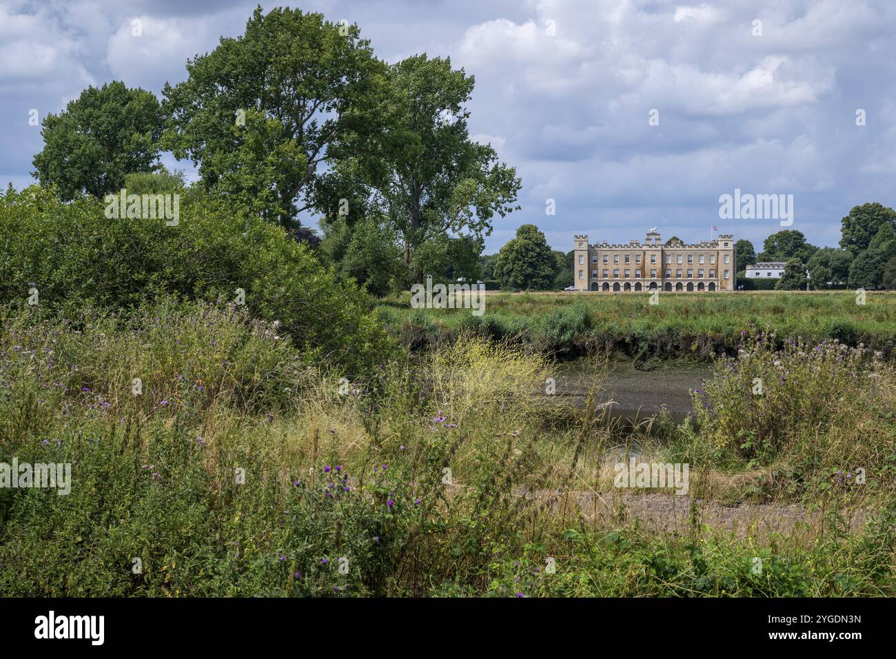 Syon House, family seat of the Dukes of Northumberland in London ...