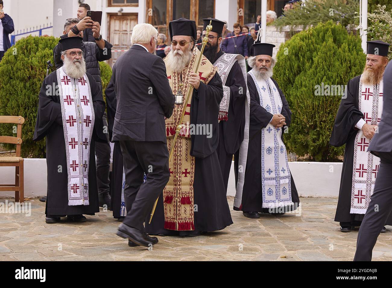 Archbishop Amphilochios, Federal President Frank-Walter Steinmeier ...