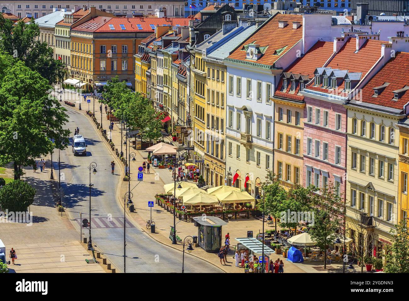 Birds eye view part warsaw hi-res stock photography and images - Alamy