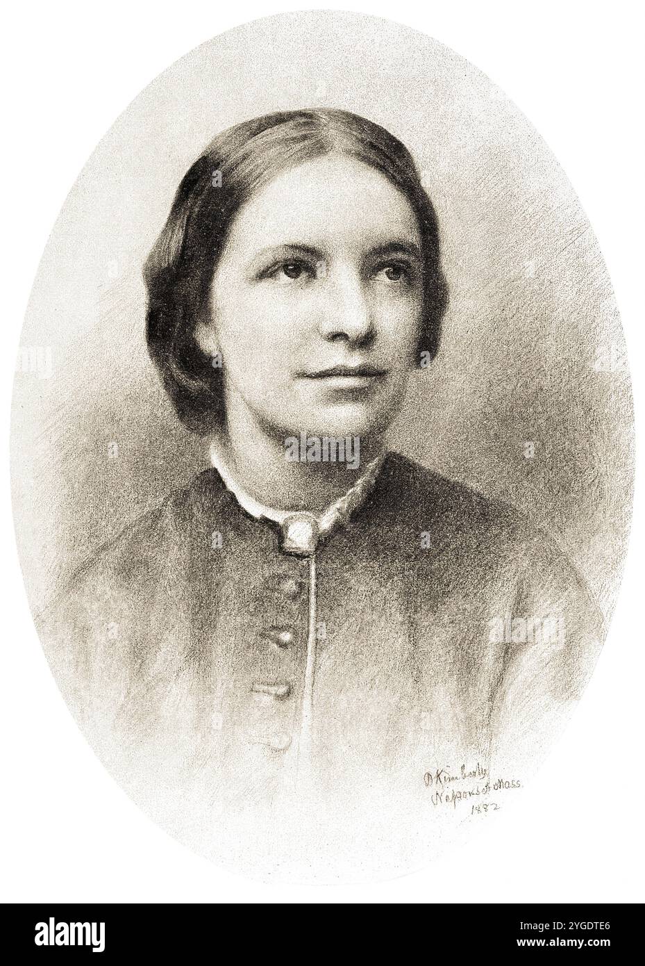 Octavia Hill (1838-1912), English Social Reformer, portrait drawing ...