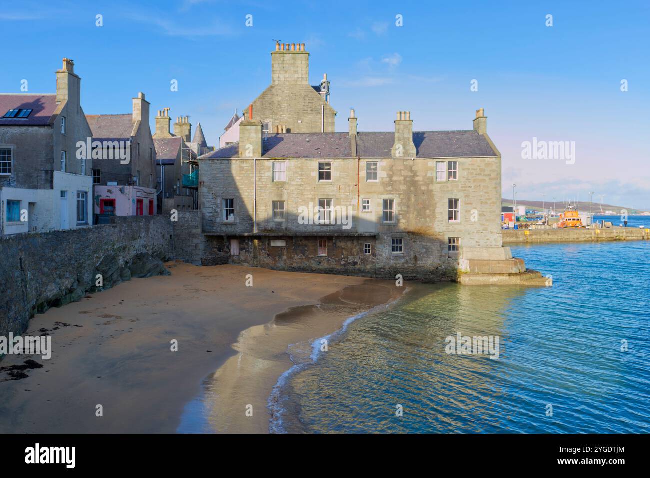 Bain's Beach, Lerwick, Shetland Stock Photo - Alamy