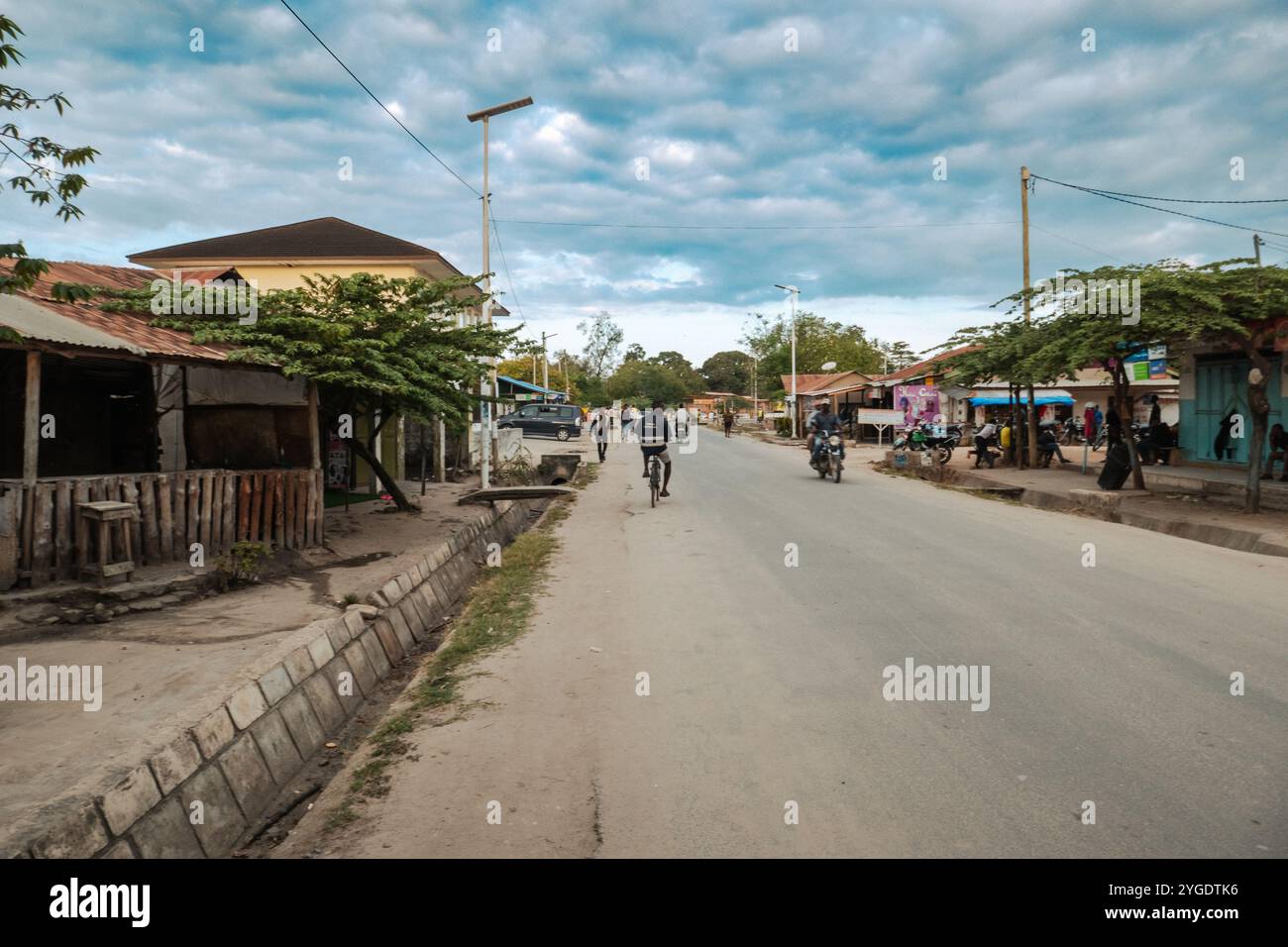 Scenic view of Old Stone Town in Bagamoyo, Tanzania Stock Photo - Alamy