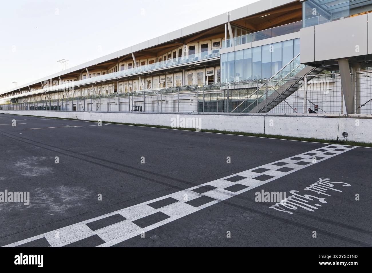 Track markings, finish line, F1 Grand Prix Racetrack, Montreal ...