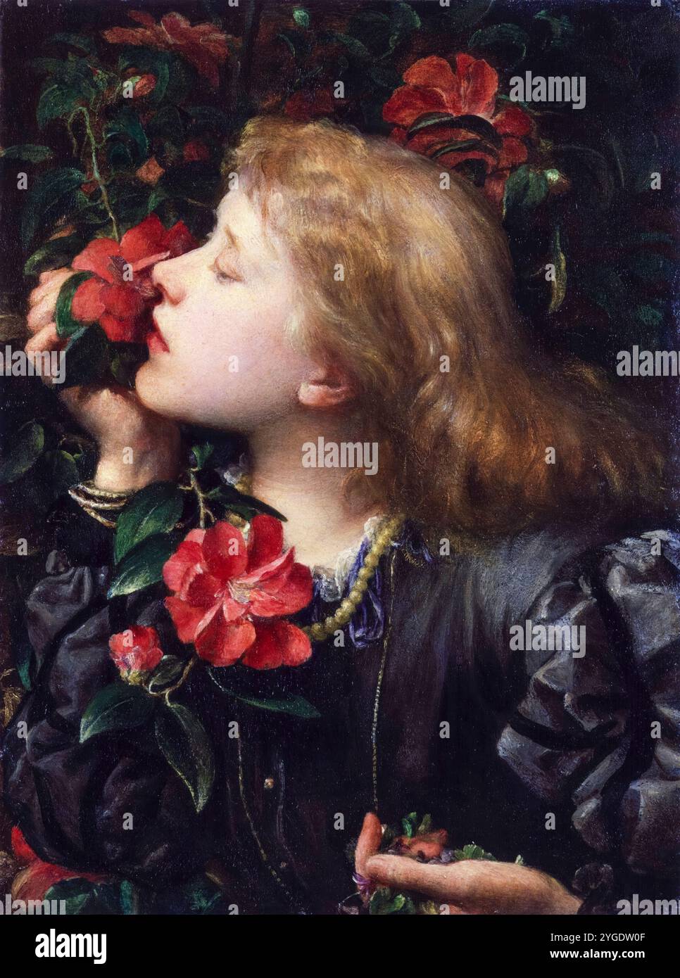 Ellen Terry (‘Choosing’), portrait painting in oil by George Frederic ...