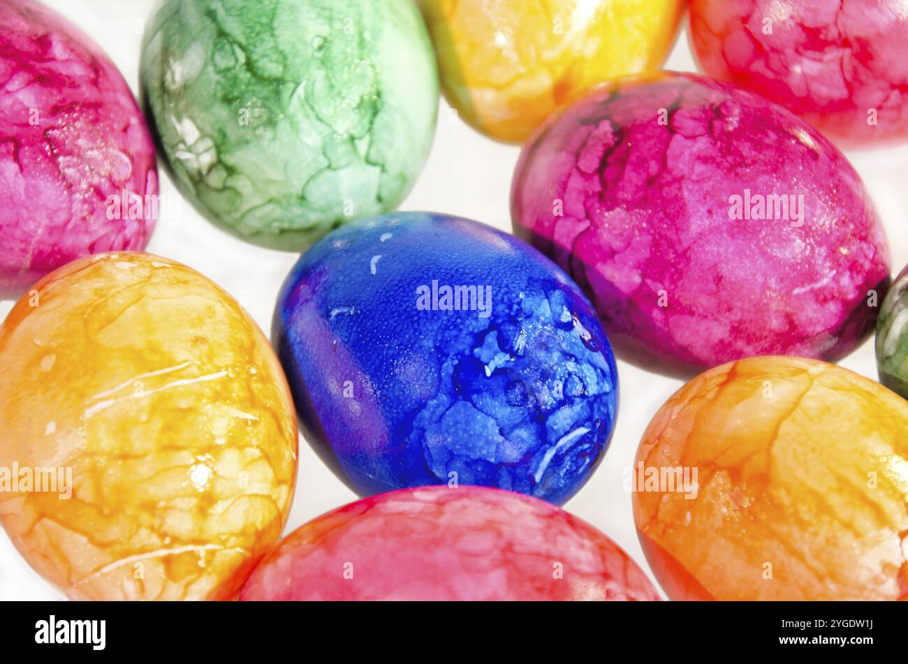 Background colorful Easter eggs Stock Photo - Alamy
