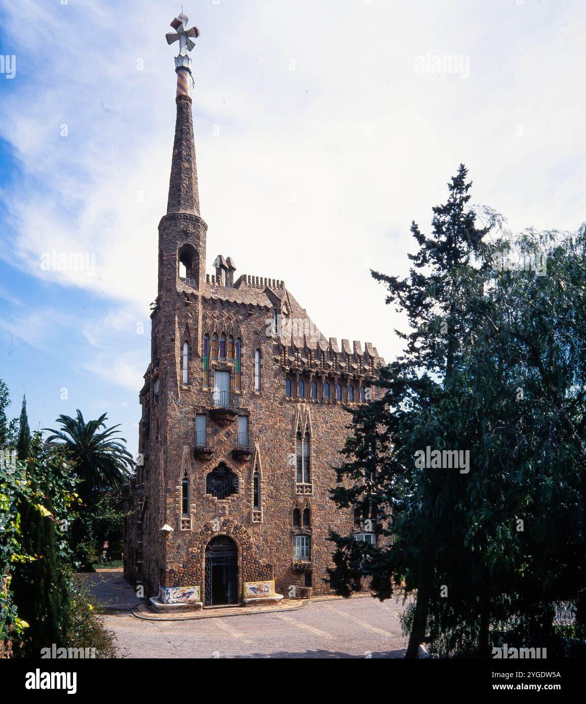 Antoni Gaudí / Casa Figueras, más conocida como Torre Bellesguar, Barcelona, 1900-1916 Stock ...