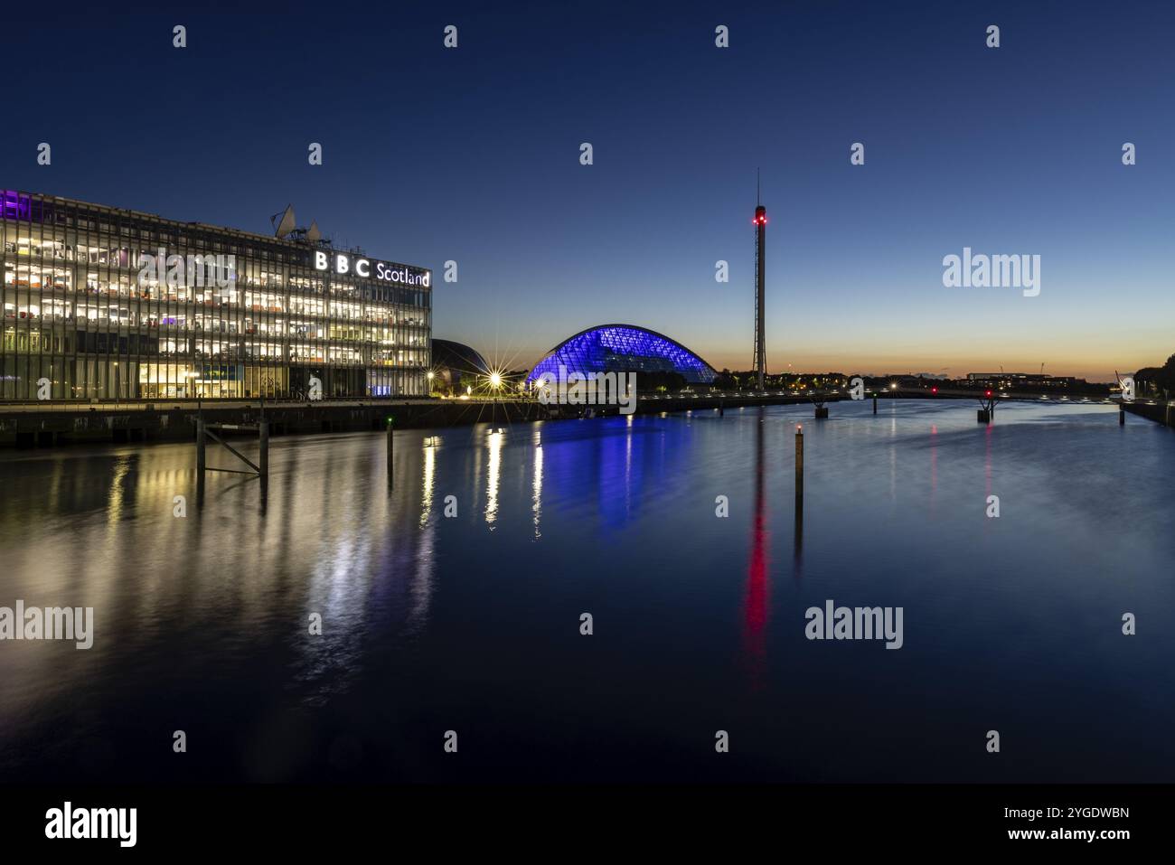 Science Centre and Tower, next to BBC Scotland building, on the River ...