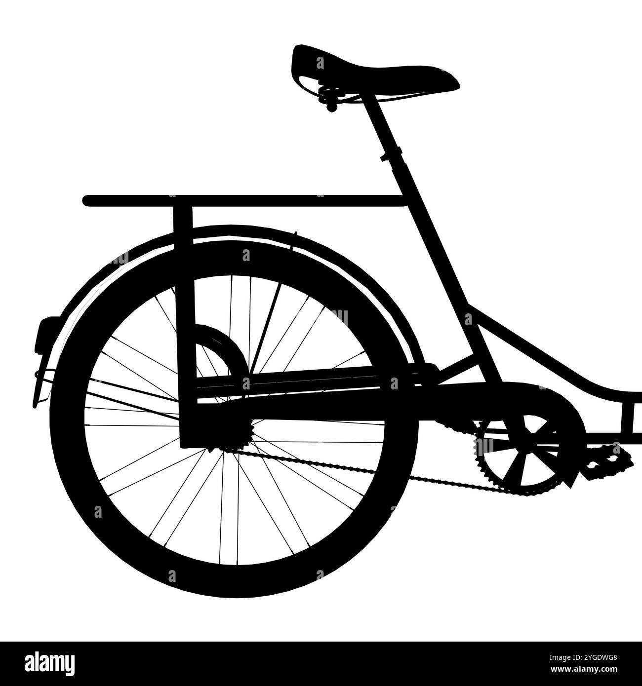 Old half bike Stock Vector Images - Alamy