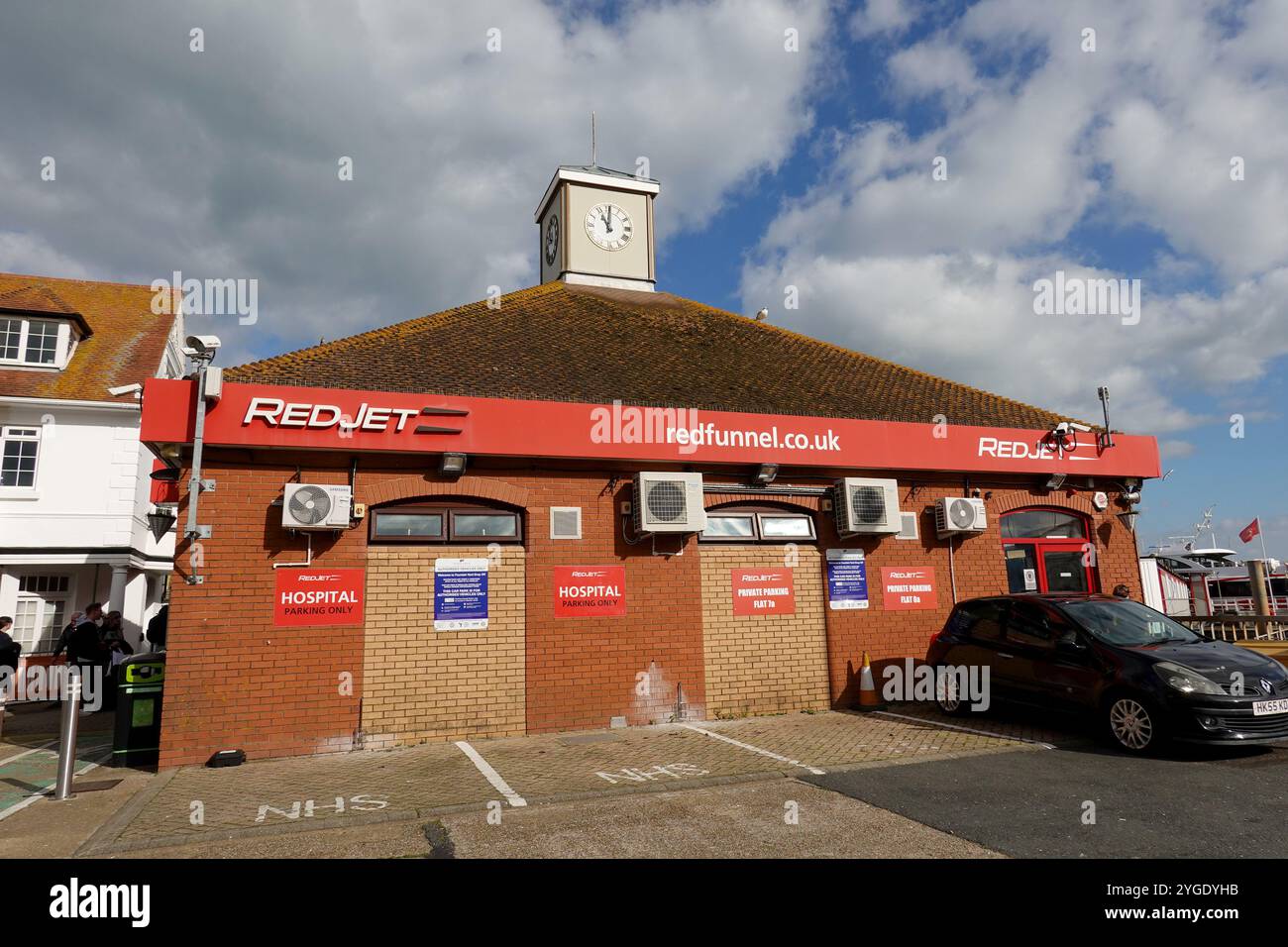 The Red Jet Ferry Terminal Building On The Isle Of Wight, Operated By ...