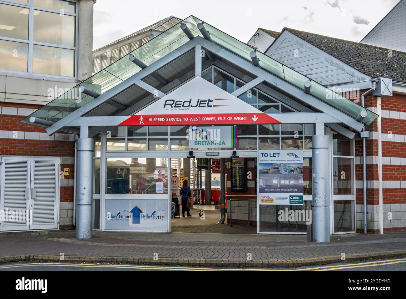 Red Jet Fast Passenger Ferry Terminal In Southampton England Operating ...