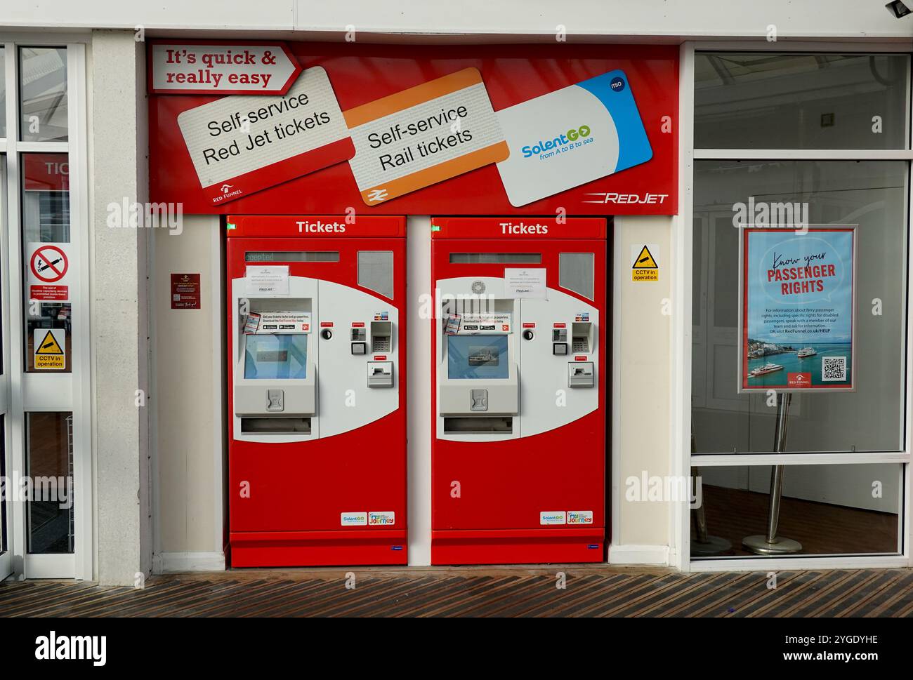 Red Jet Fast Passenger Ferry Terminal In Southampton England Operating ...
