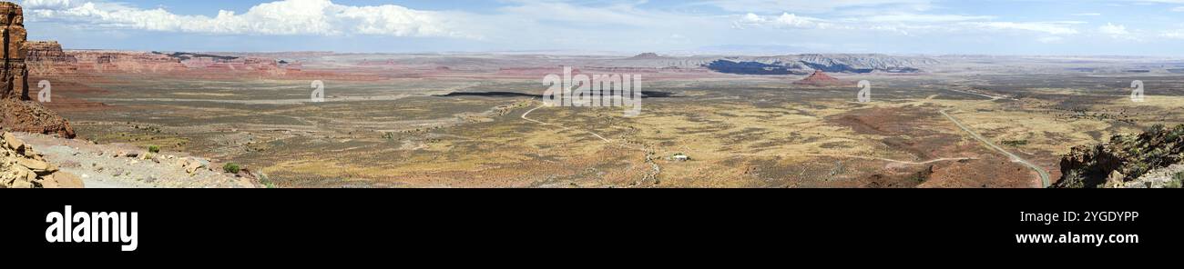Ultra wide screen high res US desert panorama Stock Photo - Alamy