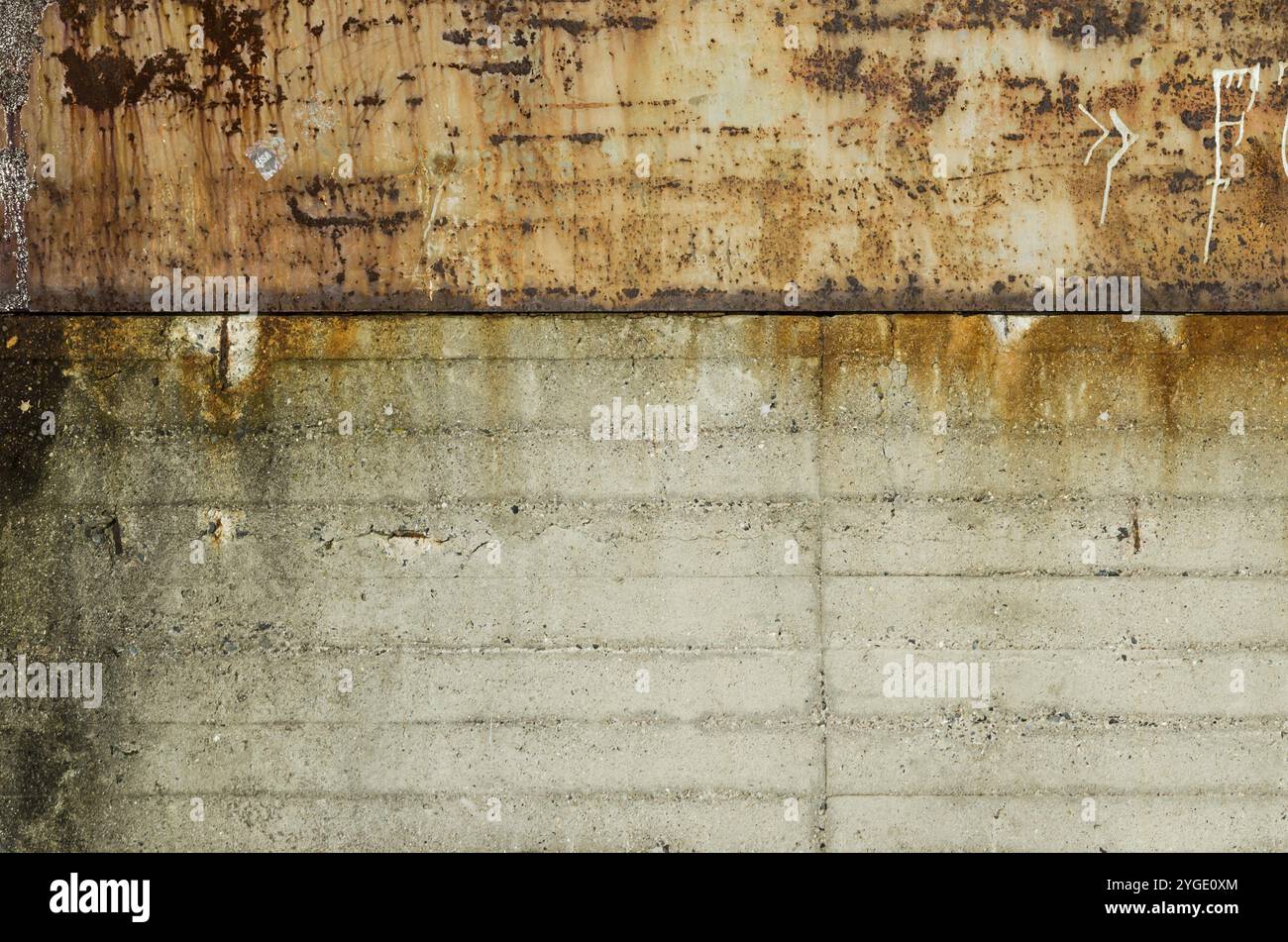 Background weathered cement with rust Stock Photo - Alamy