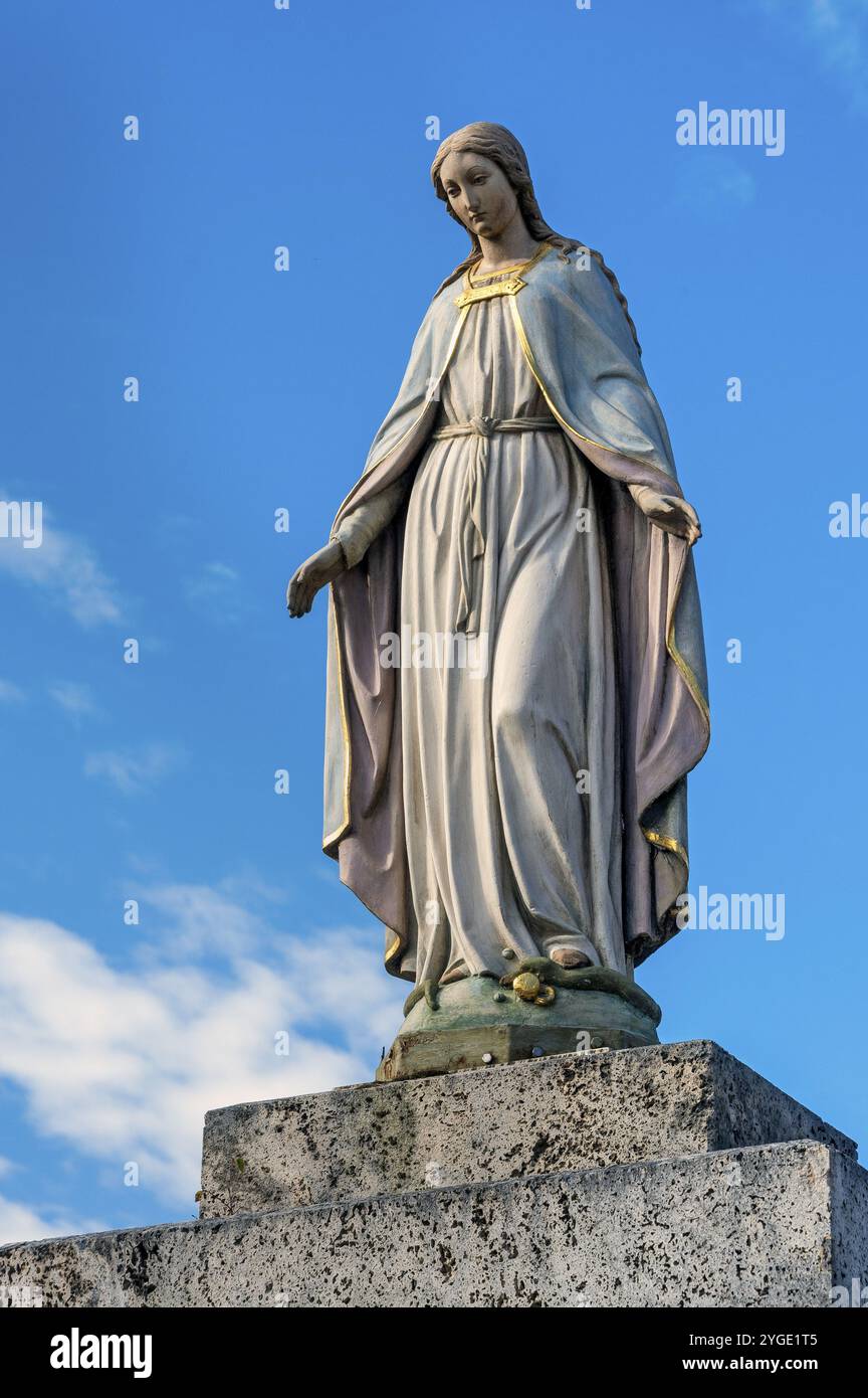 Statue of the Virgin Mary, Bad Wurzach, Allgaeu, Baden-Wuerttemberg ...