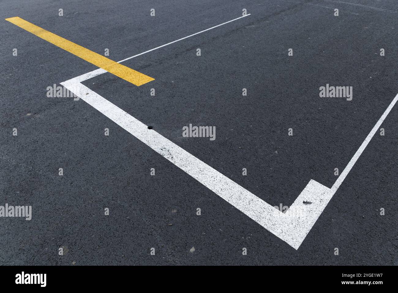 Track markings, starting grid lines, F1 Grand Prix Racetrack, Montreal ...