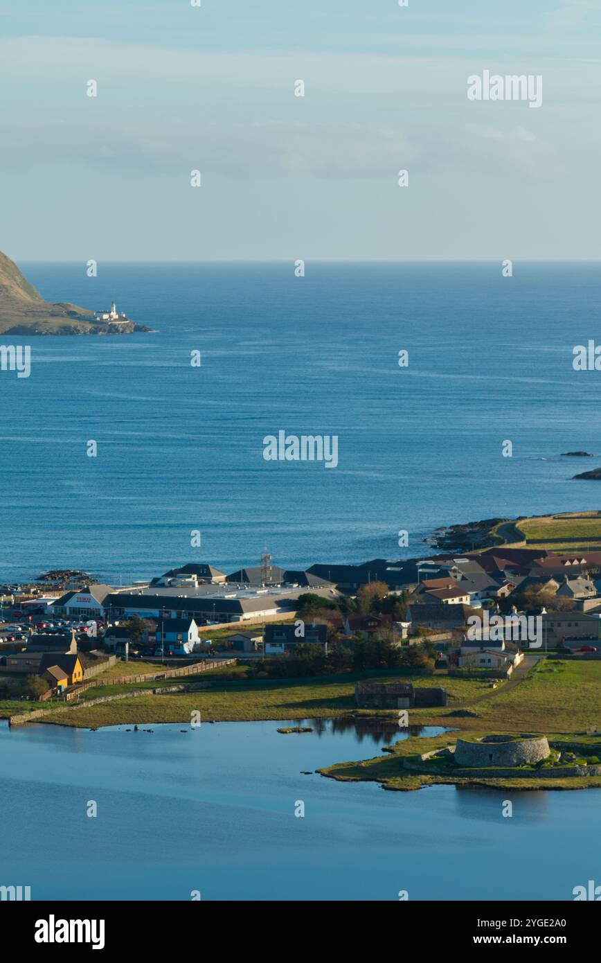 Lerwick aerial hi-res stock photography and images - Alamy