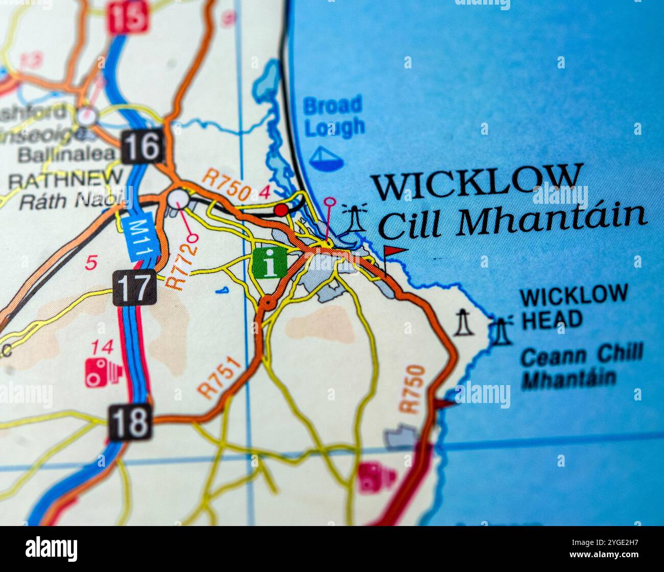 Map of wicklow hi-res stock photography and images - Alamy
