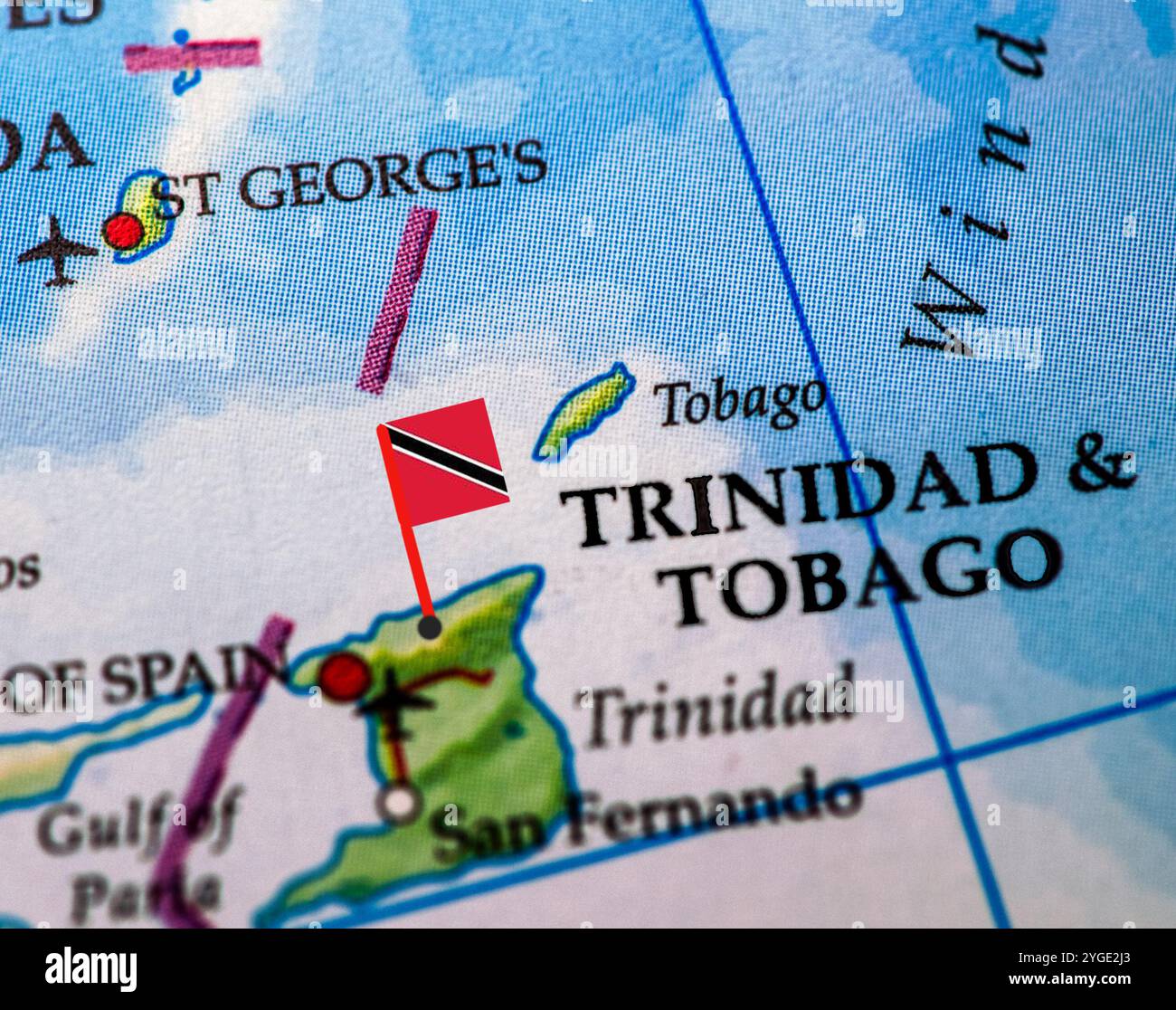 Maps of trinidad and tobago hi-res stock photography and images - Alamy