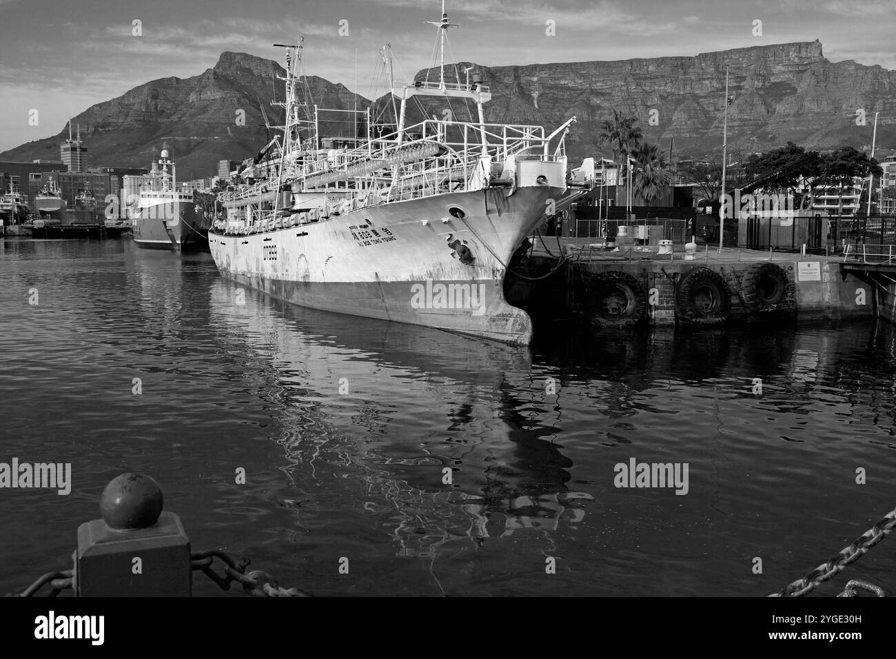 Cape Town's working harbour at the V&A Waterfront, South Africa Stock ...