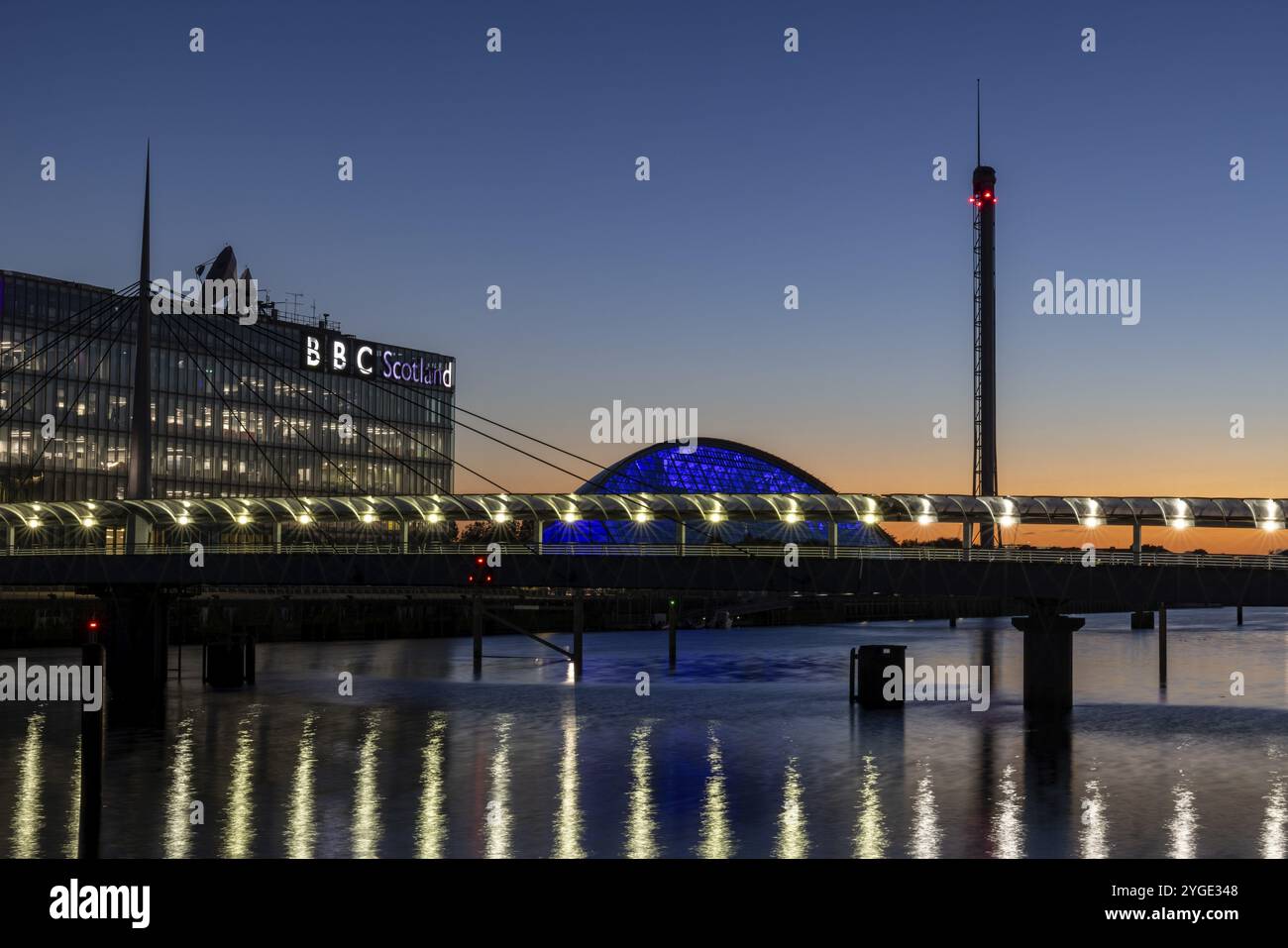 Science Centre and Tower, next to BBC Scotland building, on the River ...