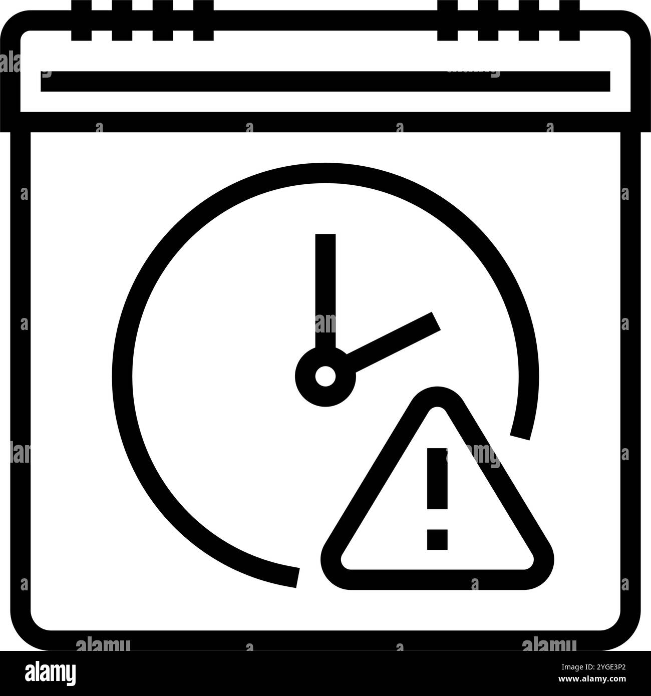 expiration date food safety line icon vector illustration Stock Vector ...