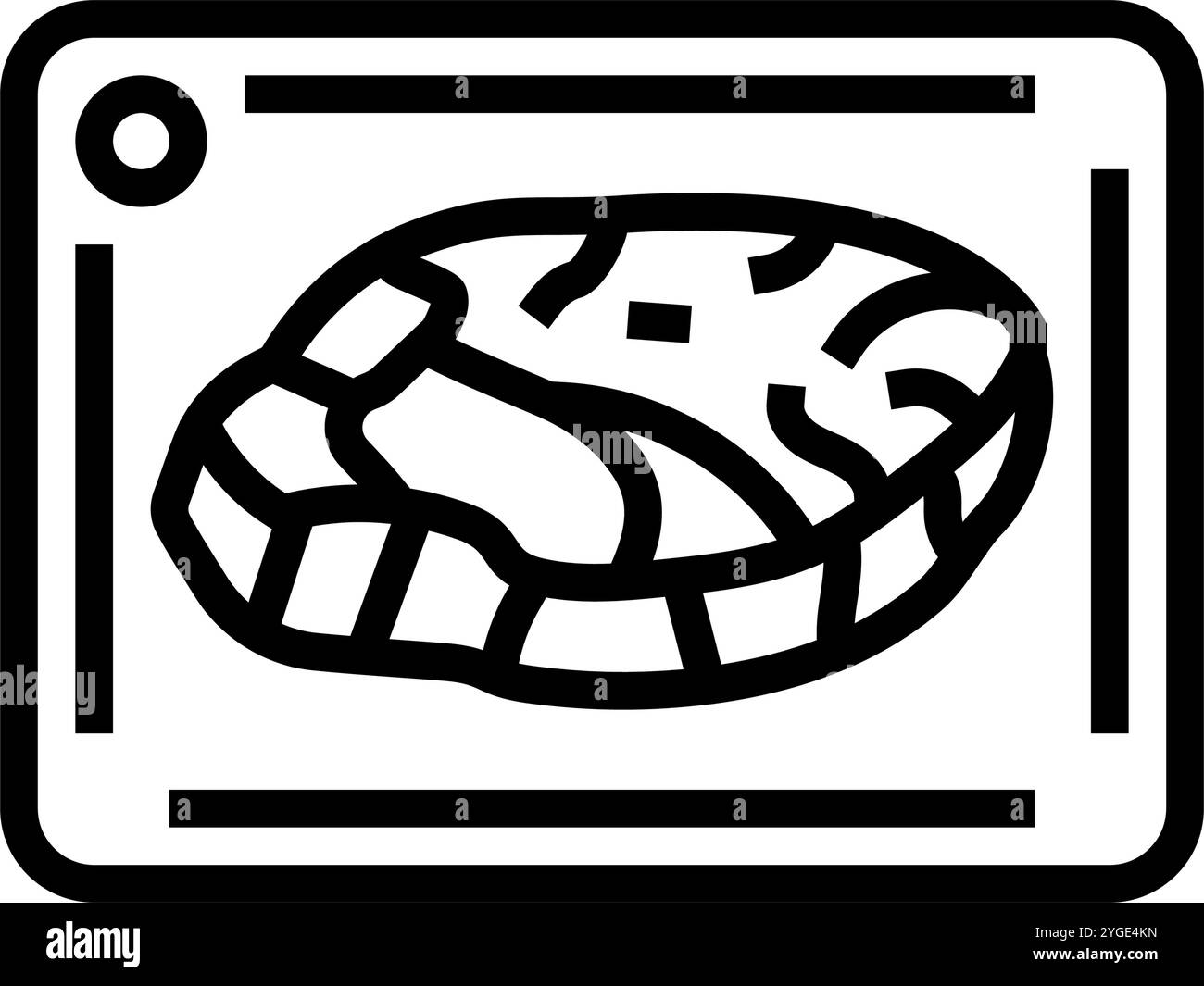raw meat handling food safety line icon vector illustration Stock ...